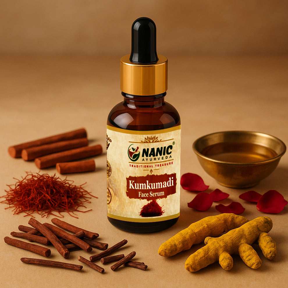 Ayurvedic - Kumkumadi Face Serum – Nanic Ayurveda